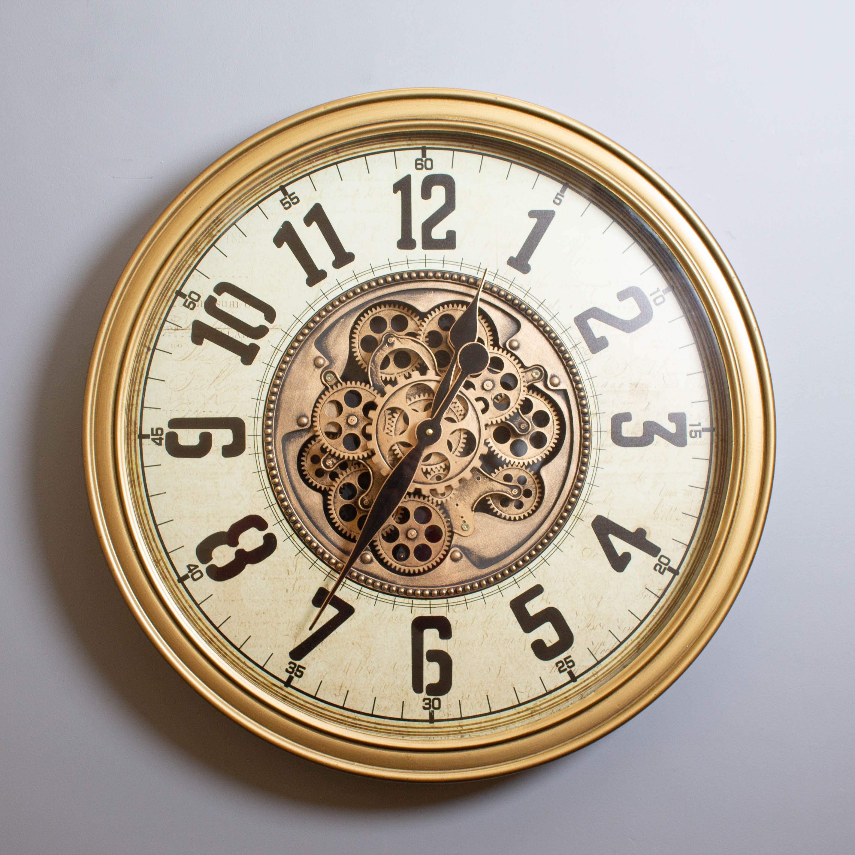 Gold Monza Cog Clock, 66 cm – Qurios