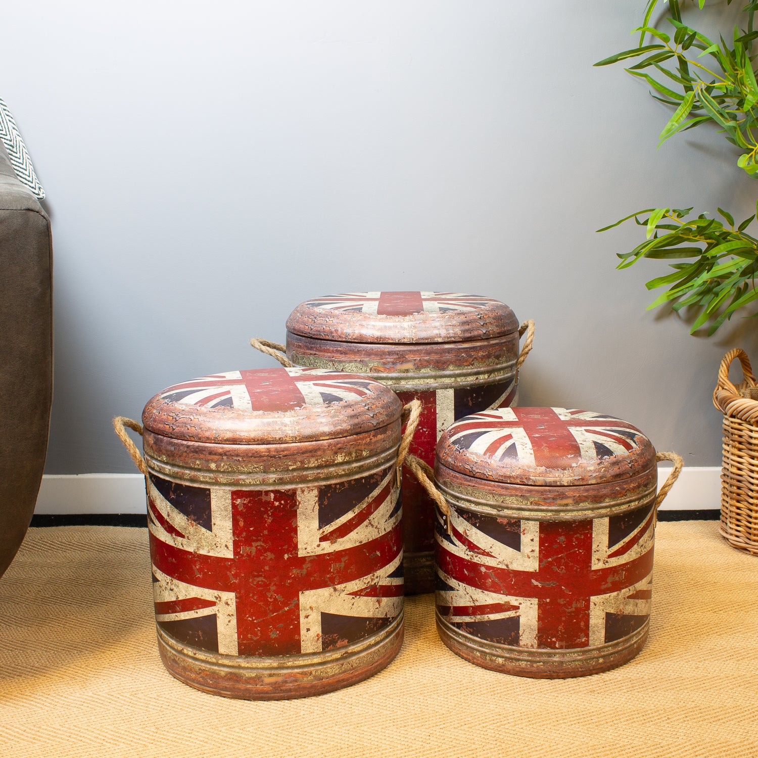 Storage Stool-Union Jack – Qurios